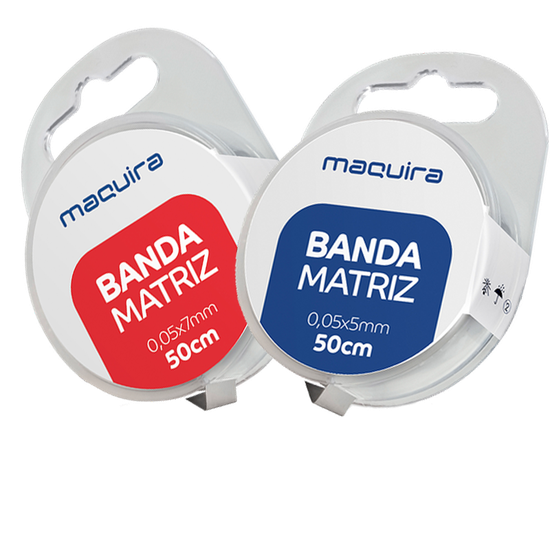 Fita Banda Matriz Metálica – Maquira – Dentally – Materiais e ...
